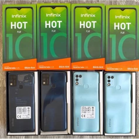 Jual Infinix Hot 10 Play Ram 4 64 Fullset Shopee Indonesia
