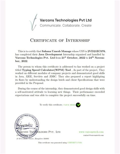 sahana manage on linkedin i have completed java development internship organised and handled by…