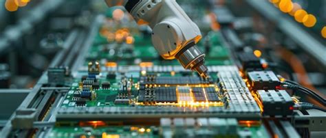 Precision Robotics Robotic Arm Assembling Electronics With Accuracy