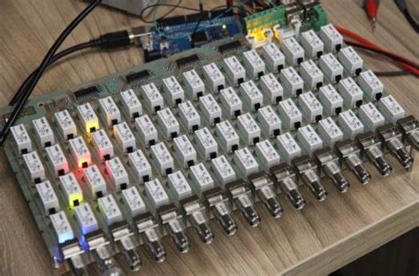 Dedicated Construction Of Ert Multiplexer With Bnc Connectors Under