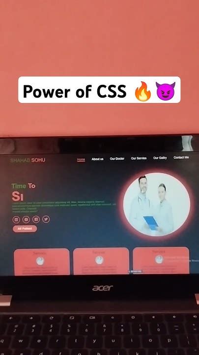 How To Complete Dental Website Create On Html Css Power Of Css