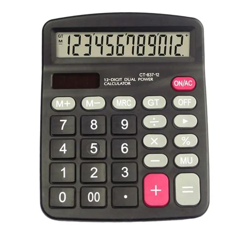 New Business Office Calculator Large Screen Desktop Calculator 12 Digit Electronic Calculator