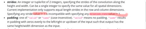 Separable Conv2d Allows Dilationrate1 And Strides 1 · Issue 15283