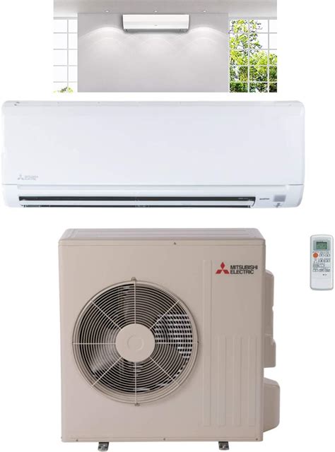Mitsubishi 12 000 Btu 1 Ton Cooling Heating Ductless Mini