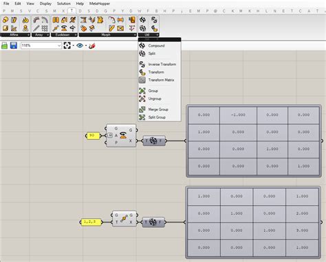 Rotation Transformation Values From Camera To Target Grasshopper