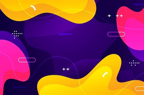 그라데이션 추상 물결 모양 배경 무료 벡터