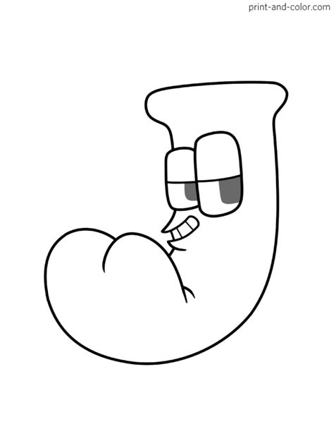 Alphabet Lore Coloring Pages Artofit