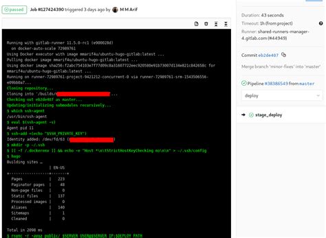 Setup Hugo With GitLab CI On Ubuntu Remote Server