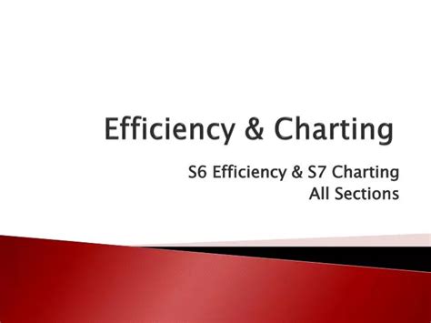 PPT Efficiency Charting PowerPoint Presentation Free Download ID