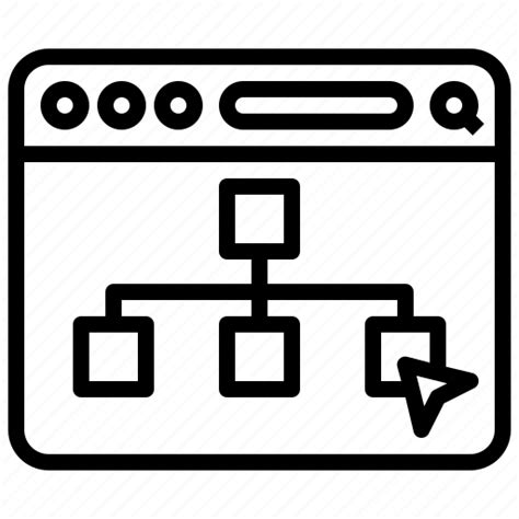 Flow Chart Ui Computing Browser Interface Icon Download On Iconfinder