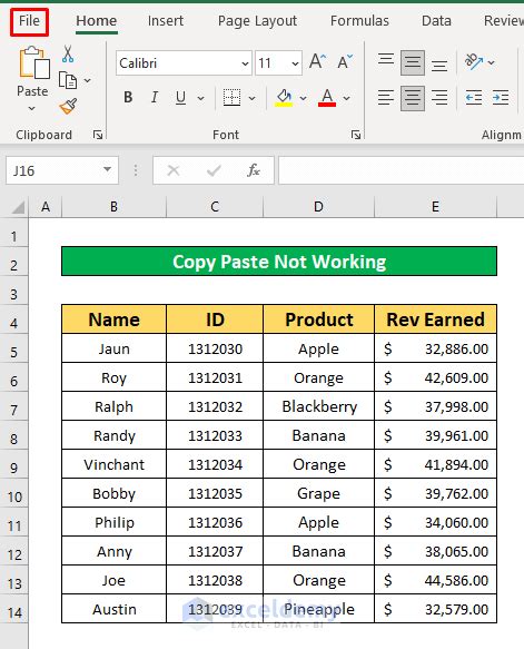 How To Fix If Right Click Copy And Paste Are Not Working In Excel 11