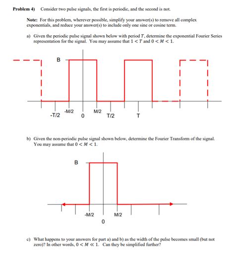 solved problem 4 consider two pulse signals the first is