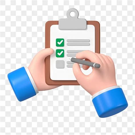 3d 清单 Png 剪贴画，透明背景上的业务评估插图 花瓣网