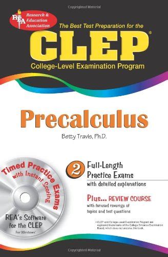CLEP Precalculus W CD CLEP Test Preparation Travis PhD Betty CLEP Calculus Study Guides