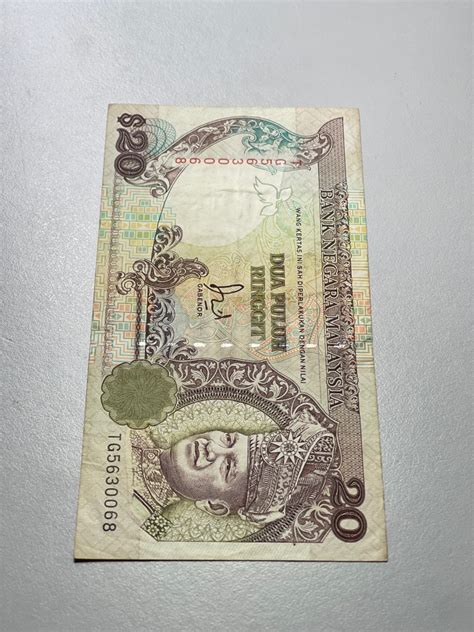 Malaysia Dua Puluh Ringgit Jaafar Series 6 Hobbies And Toys Collectibles And Memorabilia Currency