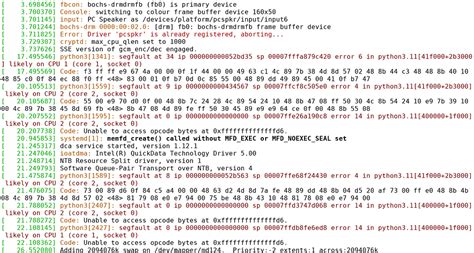 Whats Causing This Segfault On Boot Virtualized Truenas General