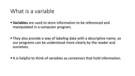 Variables And Data Typespptx