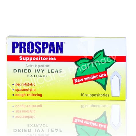 Prospan Suppositories 10s Wellcare Pharmacy