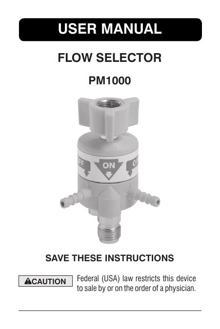 Flow Selector Precision Medical