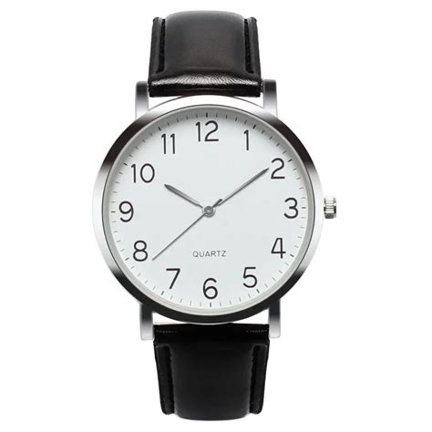 Men Watches Simple Business Analog Alloy Vintage Quartz Watch Arabic