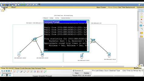 Cisco Packet Tracer Ipv6 Unicast Routing Techniques Siri 3 Youtube