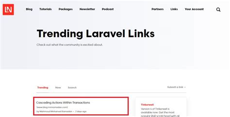 Laravel News Cascading Actions In Transactions Mahmoud Mohamed Ramadan Posted On The Topic