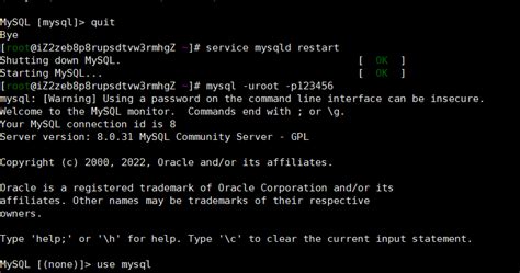 服务器中mysql8031 忘记root用户密码修改密码操作 山顶大白鲨 博客园