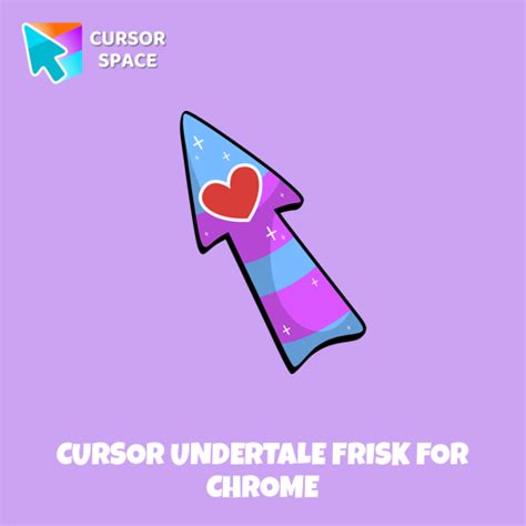 Custom Cursor Cursor Undertale Frisk For Chrome Theme Cursor Space