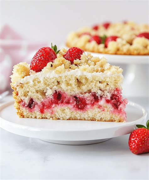 Strawberry Crumb Cake Recipe Savory Kitchen Stories