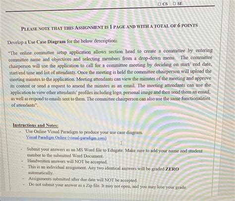 Solved CS SE PLEASE NOTE THAT THIS ASSIGNMENT IS 1 PAGE AND Chegg Com