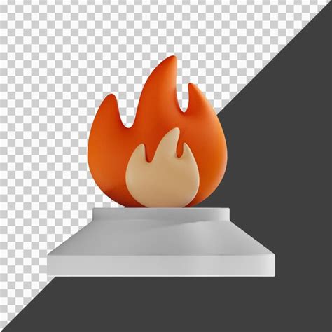 Premium Psd 3d Render Fire