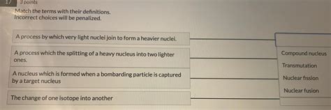 [answered] 17 3 Points Match The Terms With Their Definitions Incorrect Kunduz