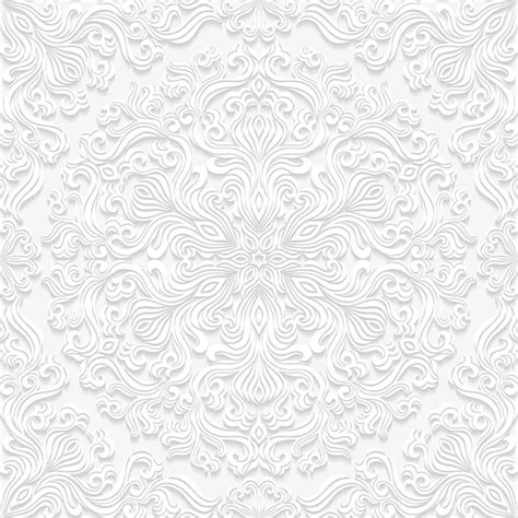 Elegant White Background Pattern
