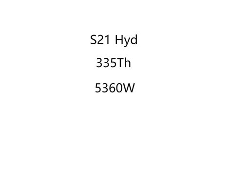 Model S21 Hyd 335th From Bitmain Mining Sha 256 Algorithm With A Maximum Hashrate Of 335ths