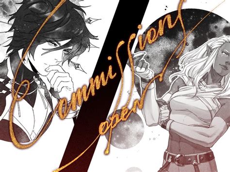 Commissions Open Bw Bust And Half Body By Denoro On Deviantart