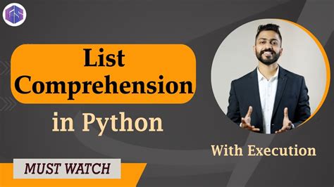 List Comprehension In Python 🐍 With Execution Best Python Tutorials
