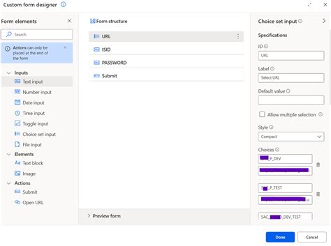 power automate custom form capture form input stack overflow