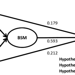 Beta Coefficient Of The Research Variables Download Scientific Diagram