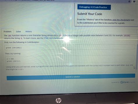Solved Np Debugging 43 Code Practice Submit Your Code From