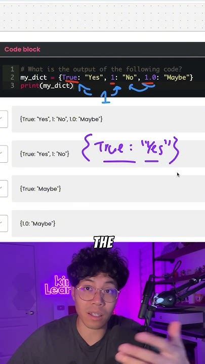 Tricky Python Question 👀 Computerscience Softwareengineer Coding Python Youtube