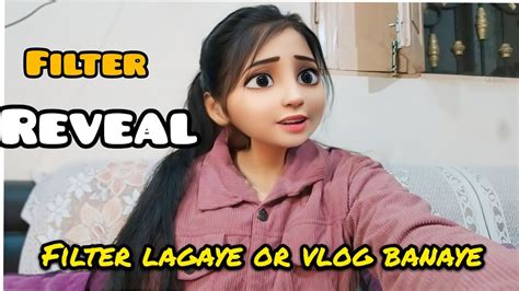 How To Use Cartoon Filter For Youtube Vlog ️🍂 Sumairakajahan Vlog