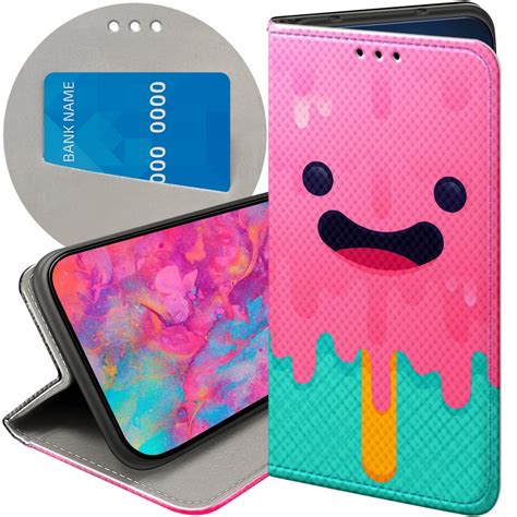 Etui Z Klapk Do Motorola One Wzory Candy Cukierki S Odycze S Odkie Futera Motorola Sklep