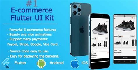 Shoe Store Flutter E Commerce Application Code Market