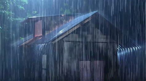 양철 지붕 위의 폭우와 천둥으로 순식간에 잠들다 3분 안에 불면증을 이겨내고 안녕 Youtube