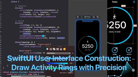 Swiftui User Interface Construction Draw Activity Rings With Precision