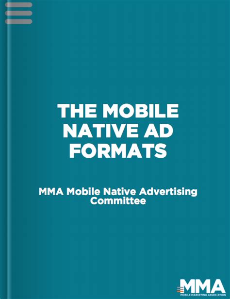 New Mmaglobal Release Details Recommended Mobile Native Ad Formats For Marketers And Publishers