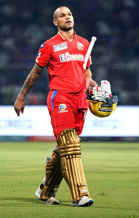 Pbks Captain Shikhar Dhawan Walks Back After His Dismissal