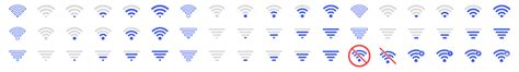 Wifi Signal Icons Internet Connection Signal Icon Vector Colorful Illustration Stock