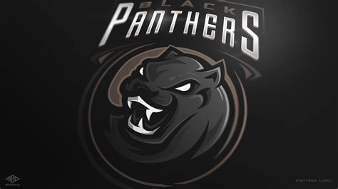 Panthers Mascot Logo Black Panther Elite Logo