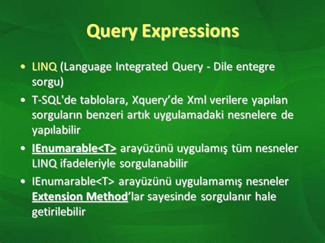 linq language integrated query ppt indir